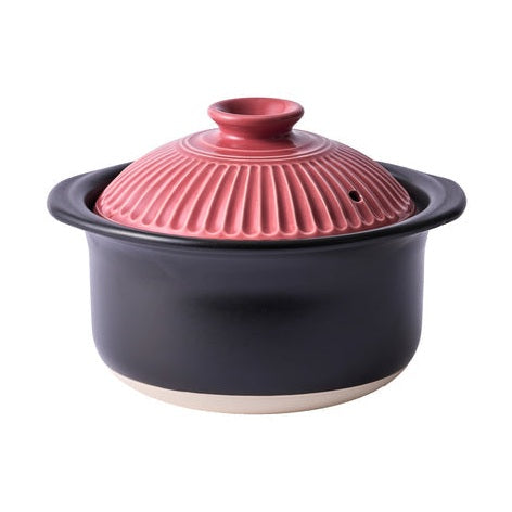 Ginpo Kikka Rice Multi Clay Pot 1.1L Size 2 - Pink Plum – MINIMARU