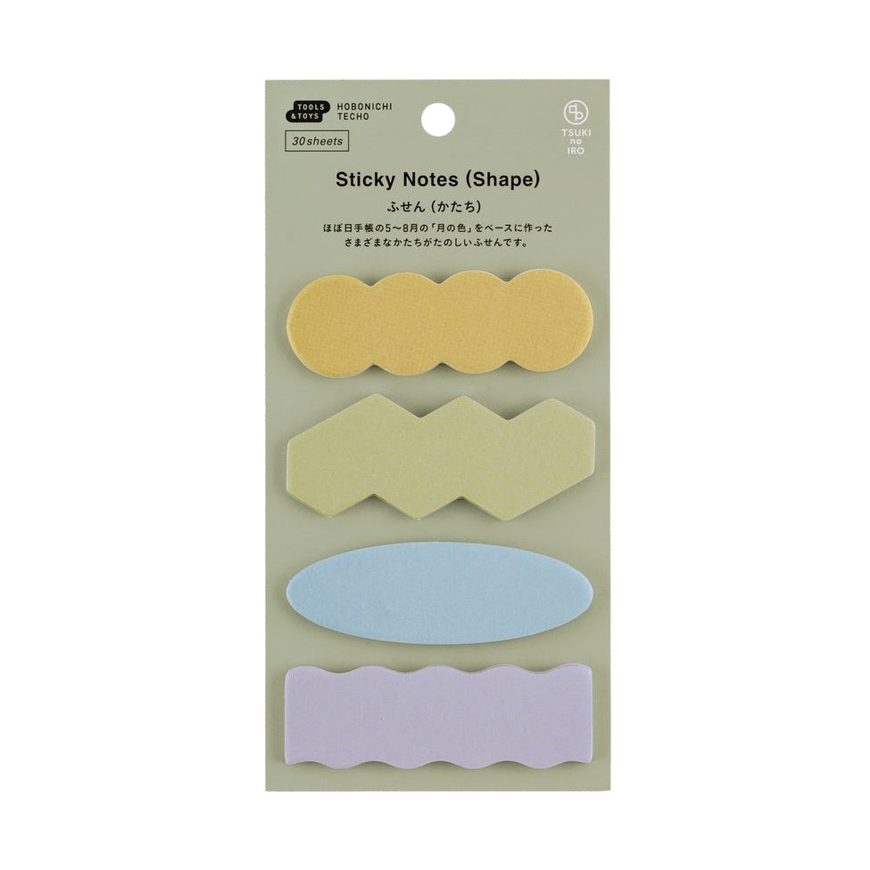Hobonichi Techo TSUKI no IRO: Sticky Notes (Shape) – MINIMARU