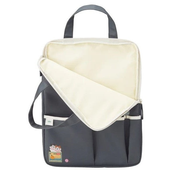 Lihit Lab Cat's Daily Routine Laptop Carrying Bag - MINIMARU