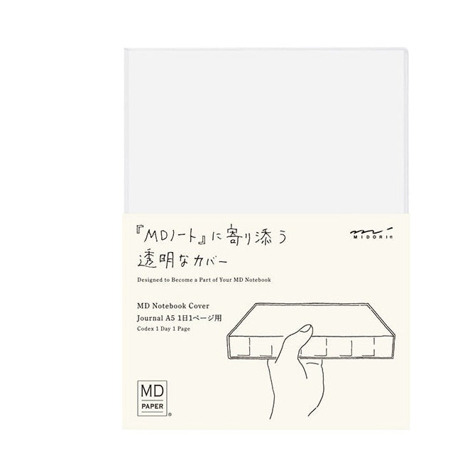Midori MD Notebook Journal A5 Codex 1 Day 1 Page Clear Cover – MINIMARU