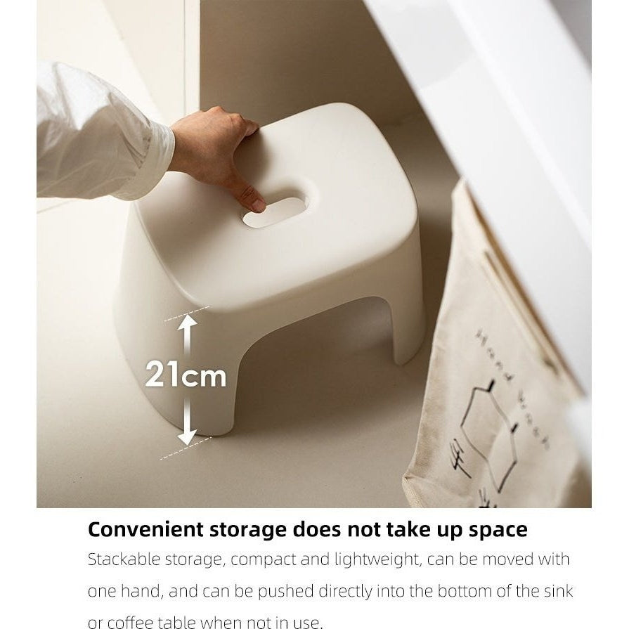 Shimoyama Plastic Low Bath Chair Stool - MINIMARU