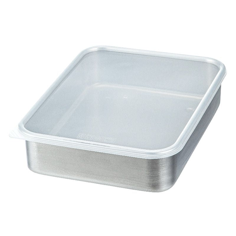 Shimoyama Stainless Steel Food Storage Box - Shallow L - 1700ml – MINIMARU