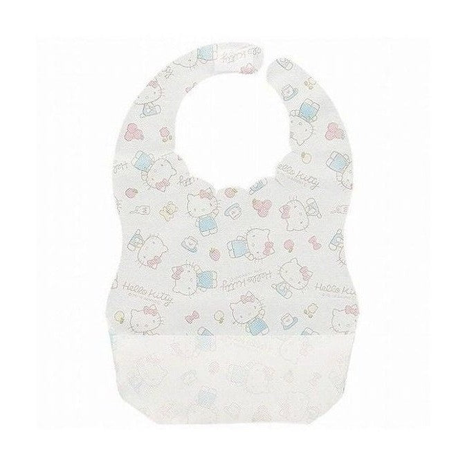 Skater Hello Kitty70s Disposable Baby Bib Apron 10P - MINIMARU