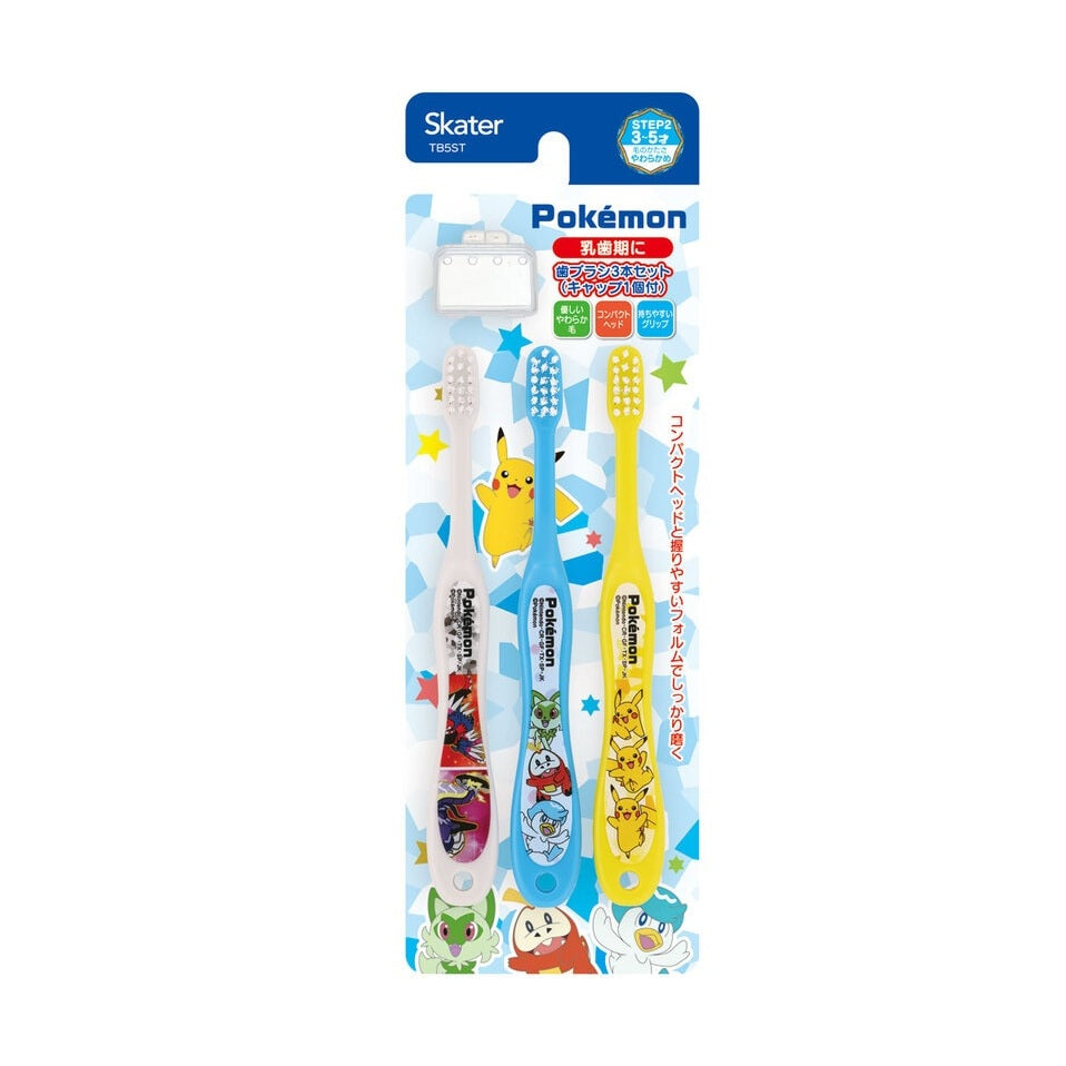 Skater Pokemon 23 Toothbrush 3-5 years 3P – MINIMARU