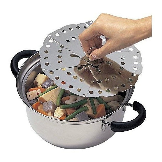 Kai House Select Adjustable Otoshi Drop Lid 16-24cm - MINIMARU