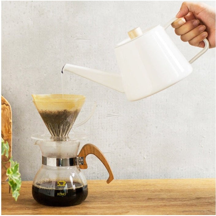 Kaico Enamel Drip Kettle 0.95L - MINIMARU