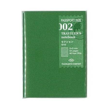 Traveler's Company Passport Notebook Refill 001 Lined - MINIMARU